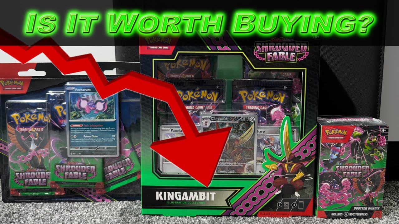 Shrouded Fable Huge Price Crash! - Kingambit EX Collection Box Unboxing ...