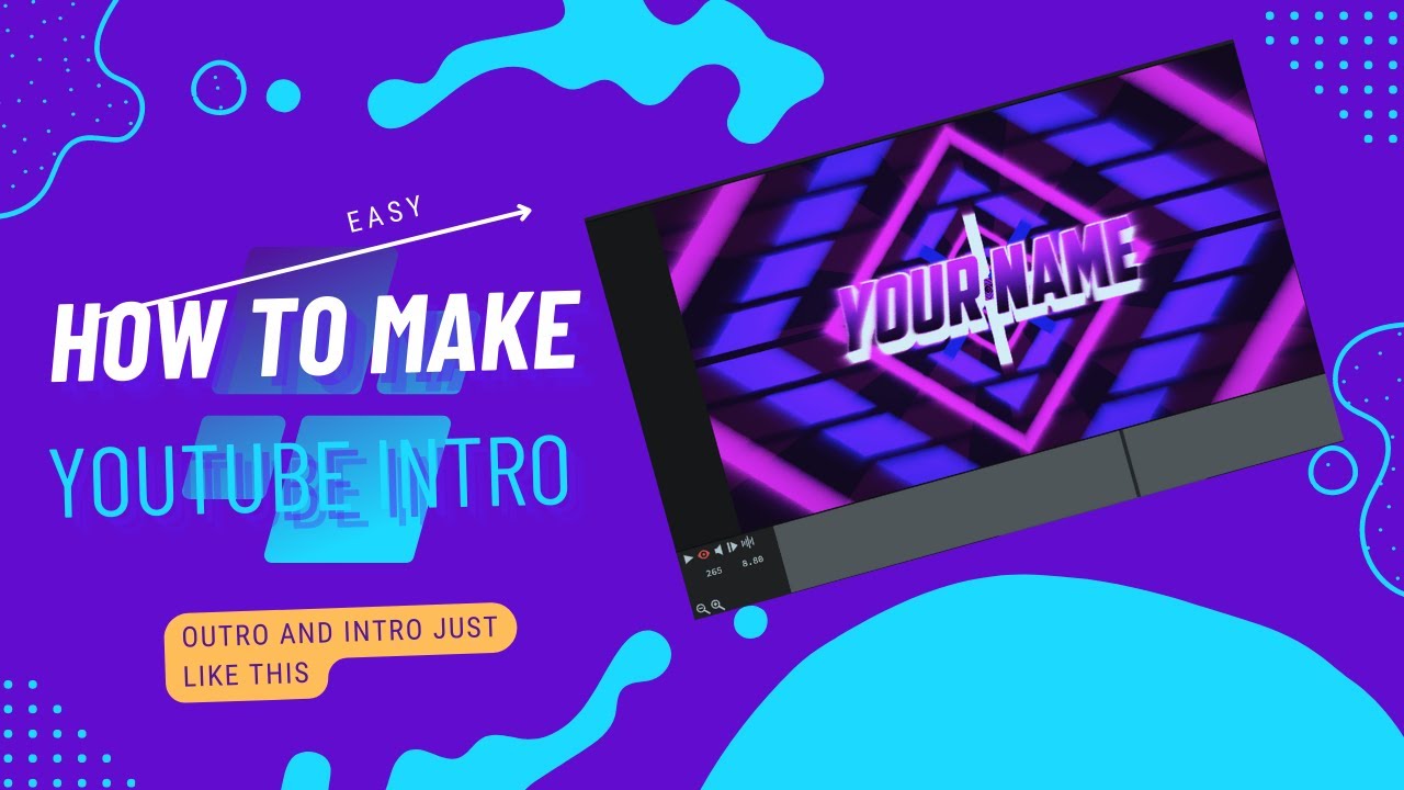 How to make a youtube intro on pc or laptop | Easy - YouTube
