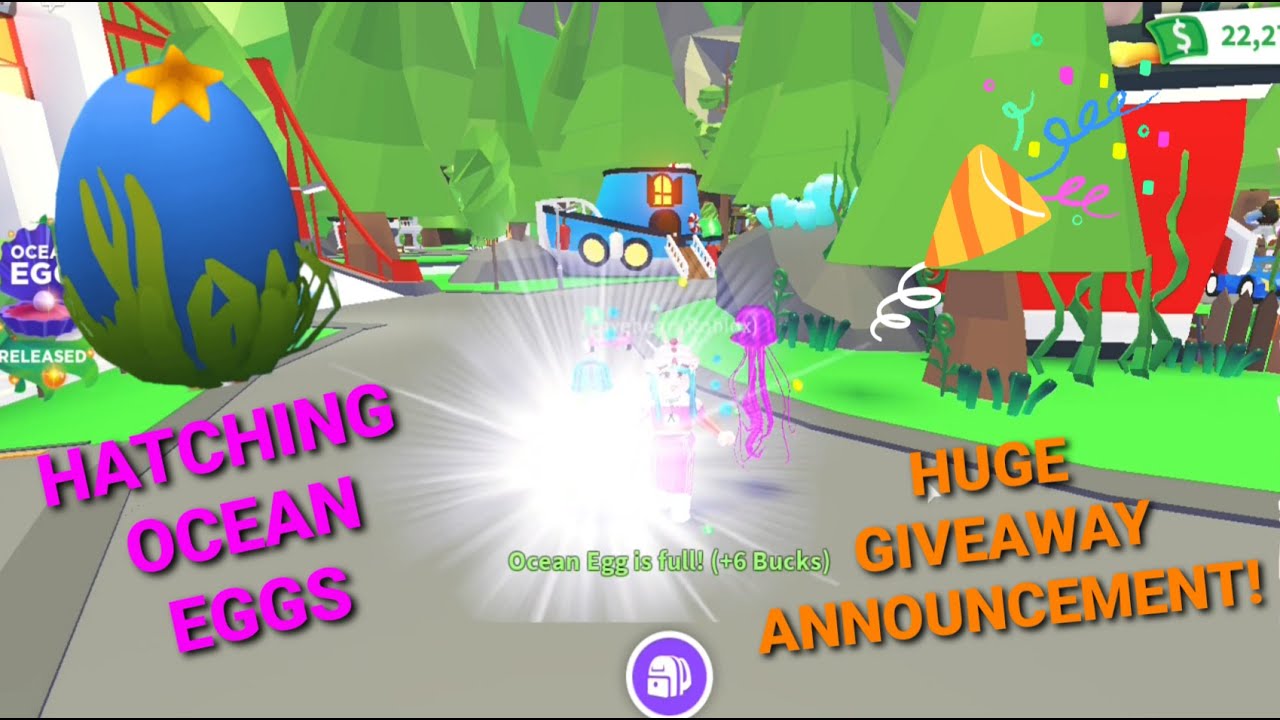 OPENING OCEAN EGGS!! DID I COLLECT ALL THE NEW OCEAN PETS? HUGE ...