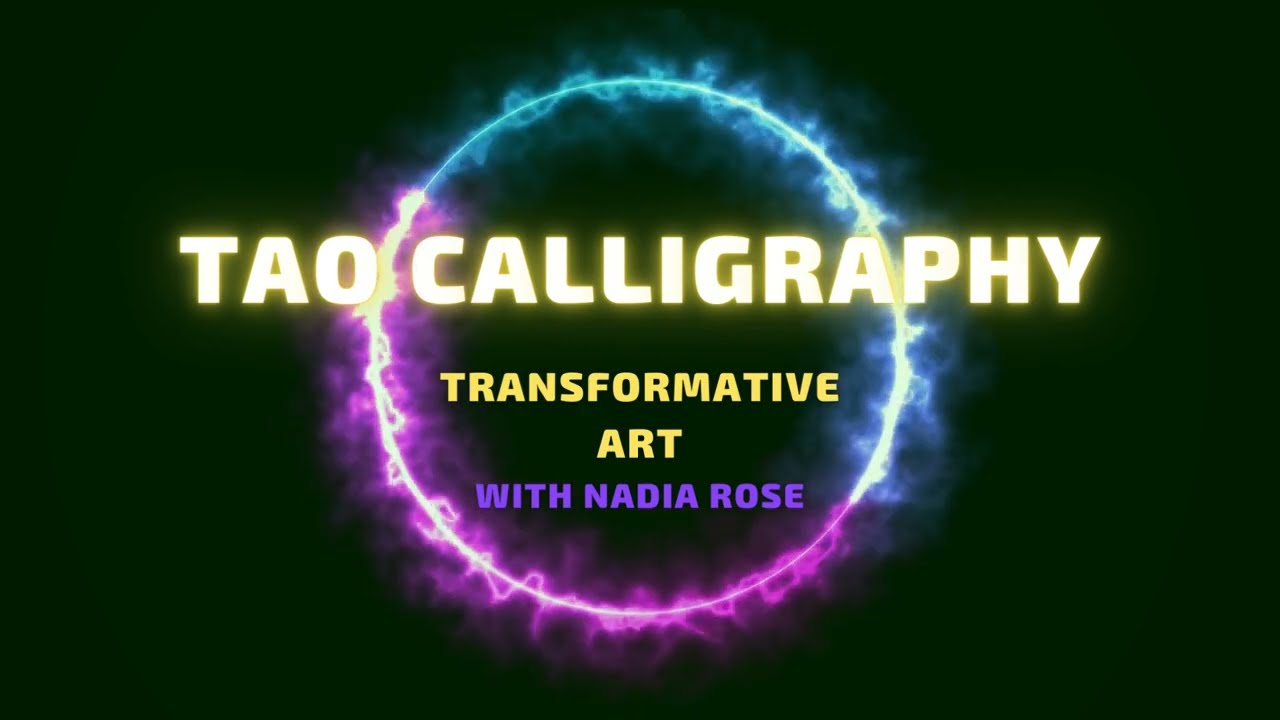 Tao Calligraphy Transformative Art - YouTube