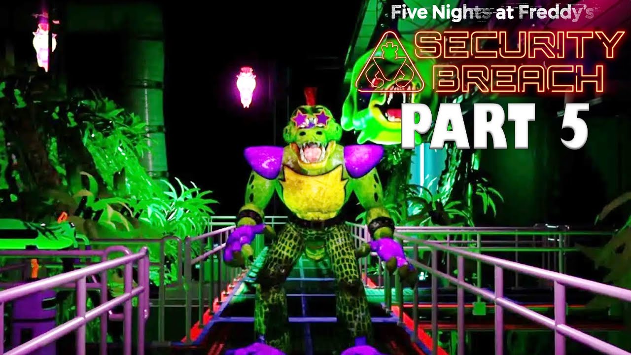 FNAF Security Breach: The Mazercise Run - YouTube