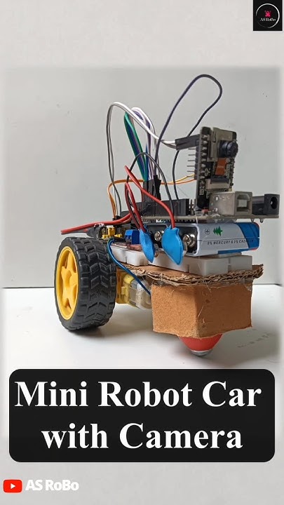 Diy mini robot car with camera simple Arduino projects #shorts #science #technology #trending # ...