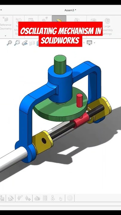 Oscillating mechanism in Solidworks #shorts #youtubeshorts #solidworks - YouTube