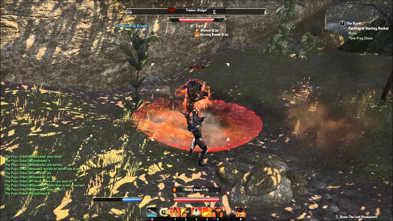 Troll Fight [ESO] Level 40+ Imperial Dragonknight - YouTube