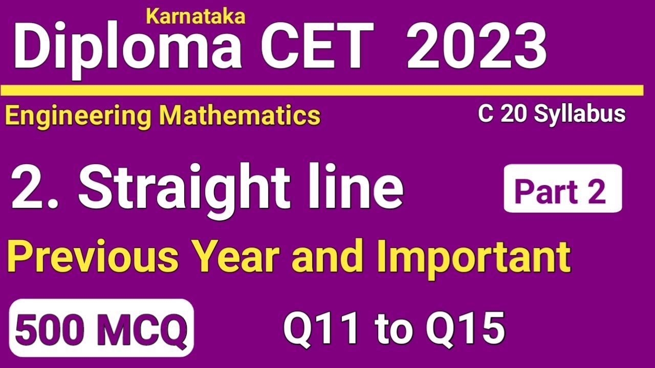 Maths | Diploma Cet | d cet classes | d cet 2023 | diploma cet maths ...