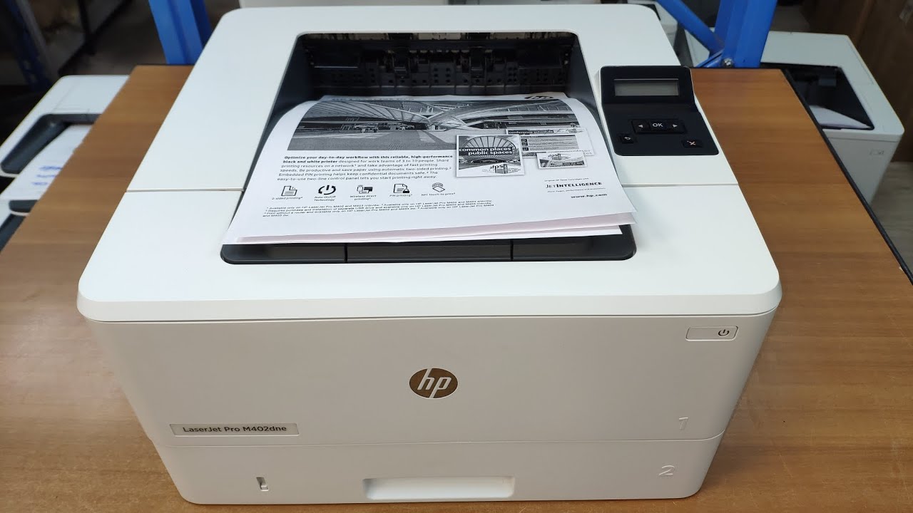 Продажа принтера HP LaserJet Pro M402dne - YouTube