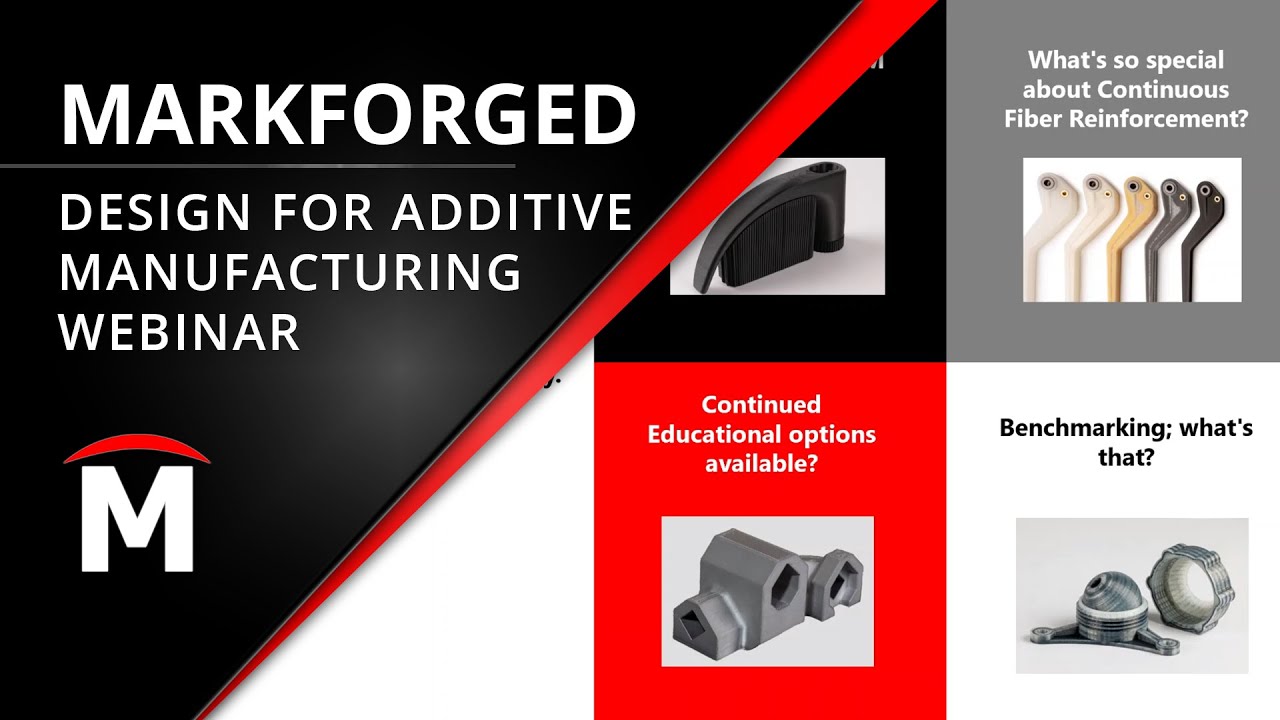 Design for Additive Manufacturing Webinar - YouTube