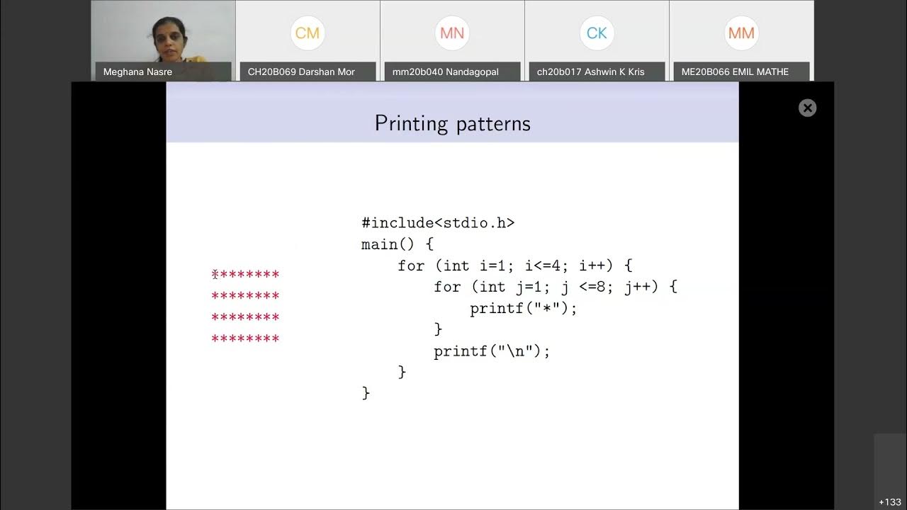 CS1100 Introduction to programming | Lec 13 | Example problems which need nested loops - YouTube