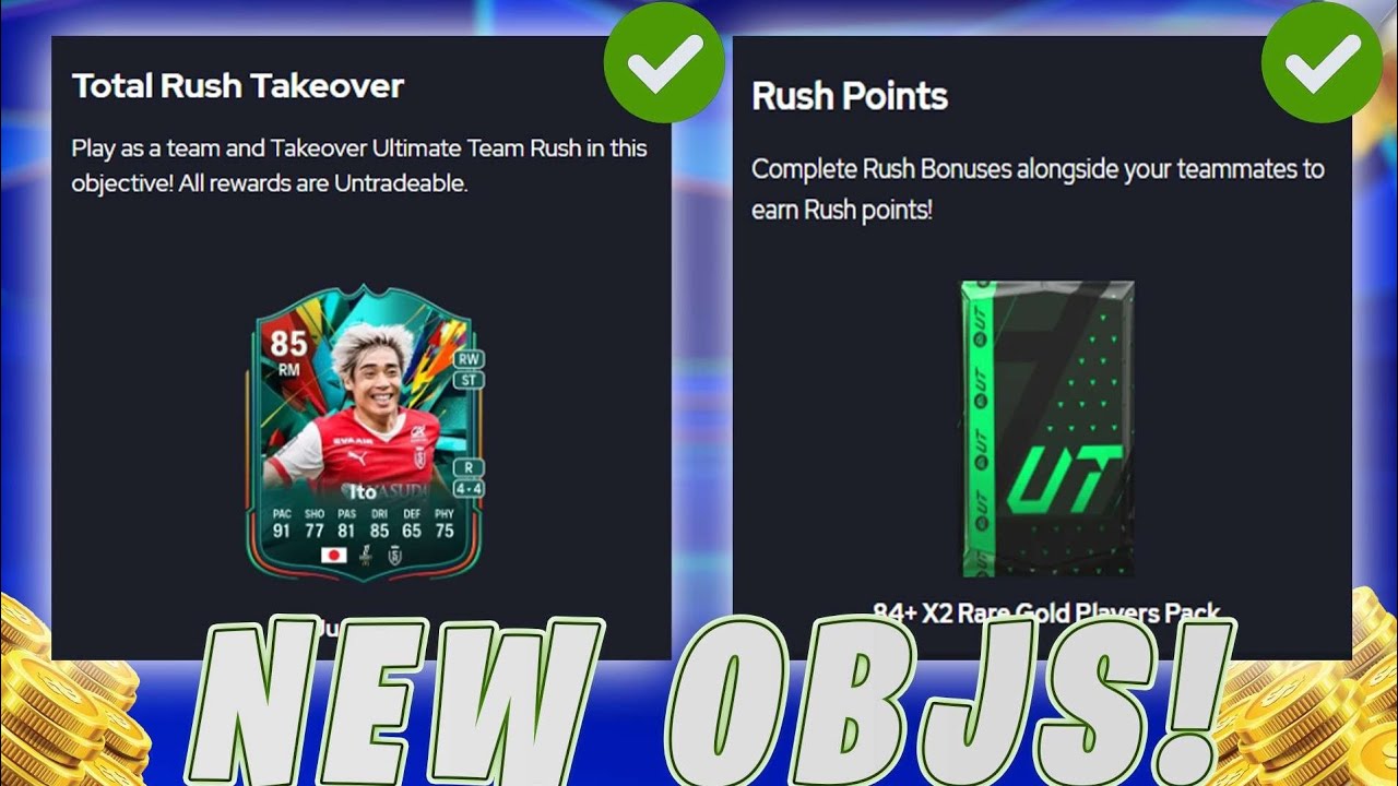 COMPLETING THE NEW RUSH OBJECTIVES EA FC 25 RTG - YouTube