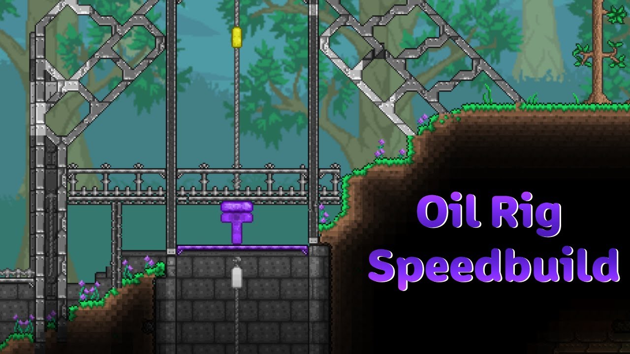 Oil Rig | Terraria Speedbuild - YouTube