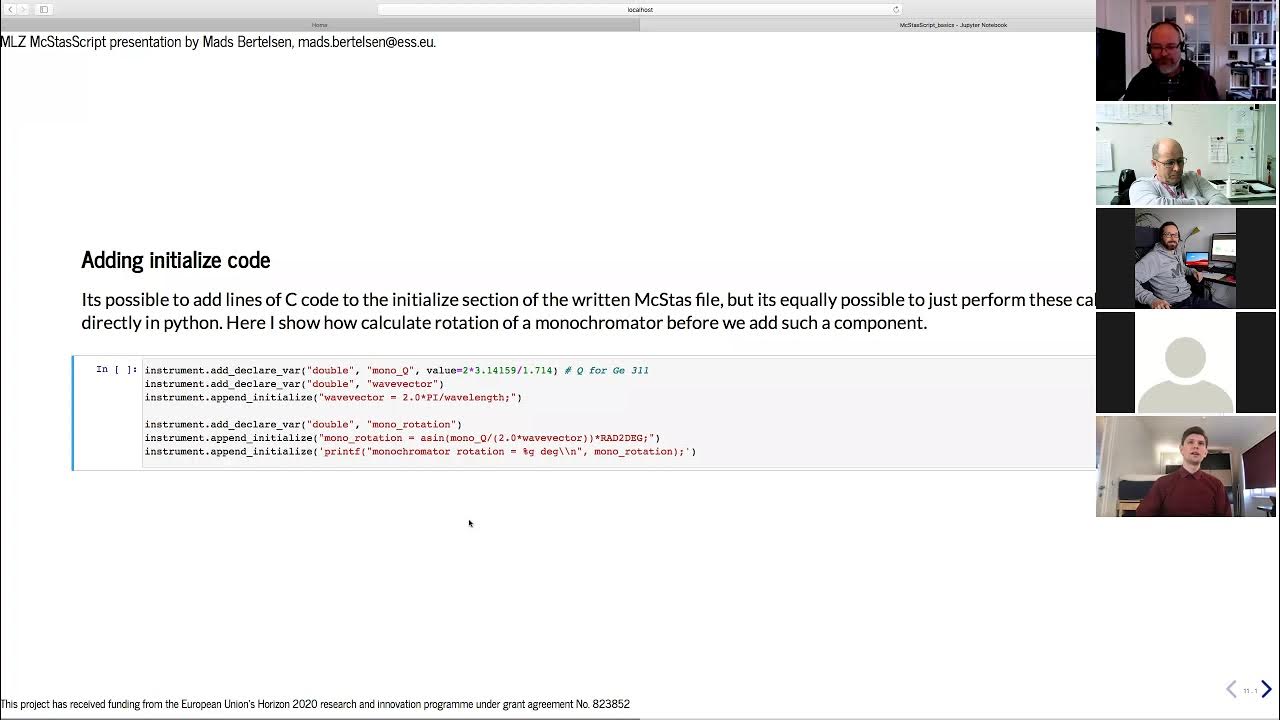 McStasScript - a pythonic notebook-driven McStas instrument generator - YouTube