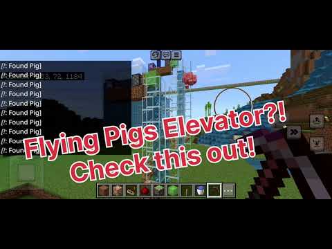 How to Build a Soul Sand Elevator + Flying Pigs Launcher in Minecraft! 🐖🎮 - YouTube