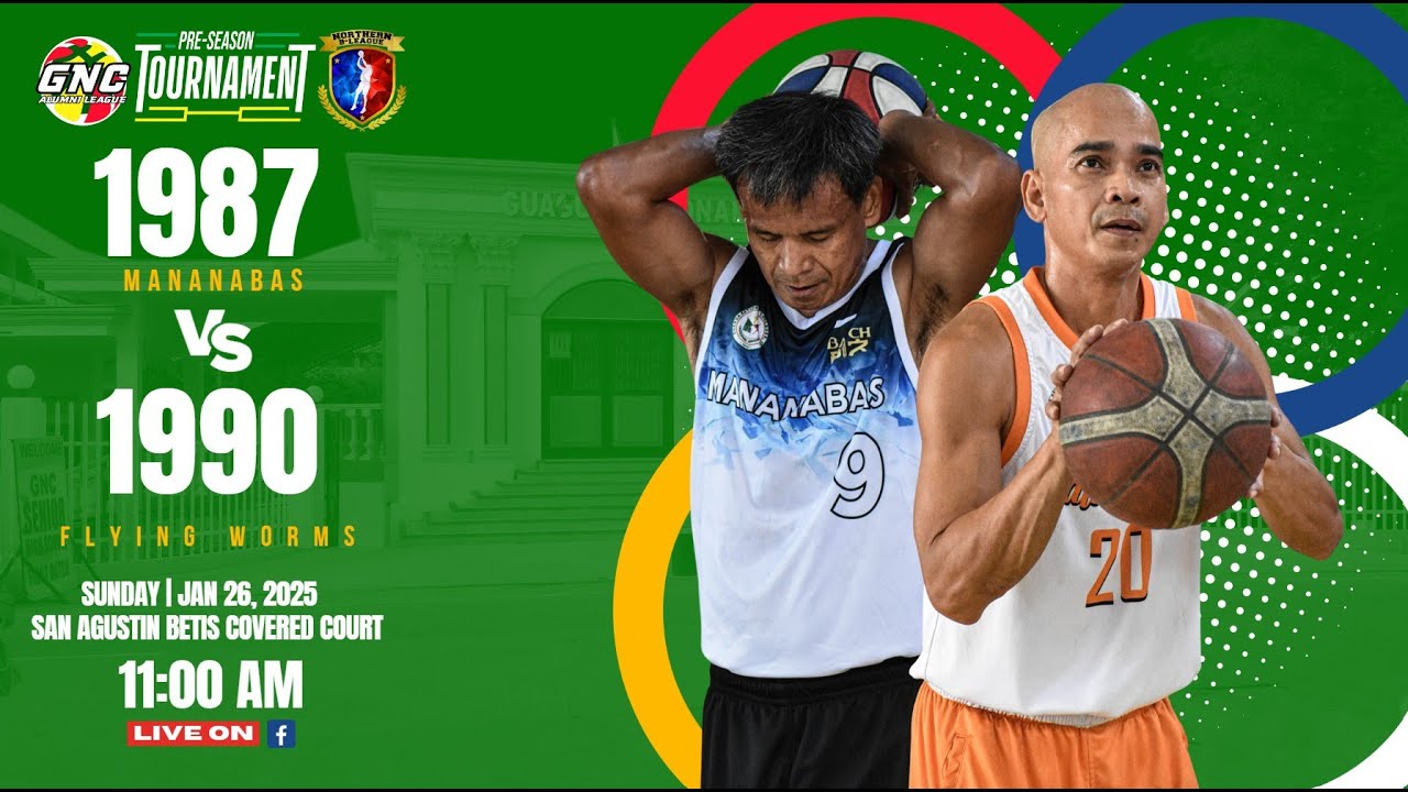 BATCH 1987 MANANABAS VS. BATCH 1990 FYING WORMS | GNC ALUMNI LEAGUE PRE ...
