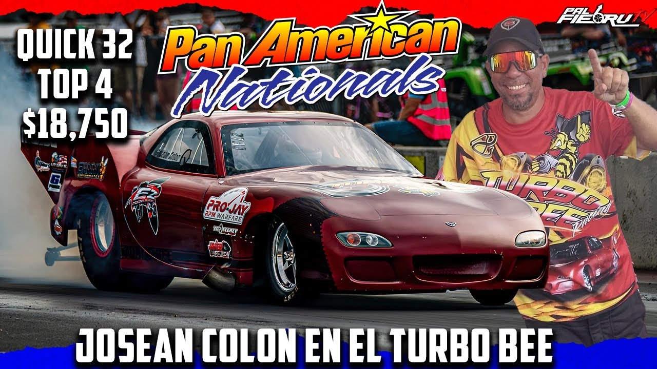 JOSEAN COLON EN EL TURBO BEE LLEGA TOP 4 QUICK 32 PAN AMERICAN ...