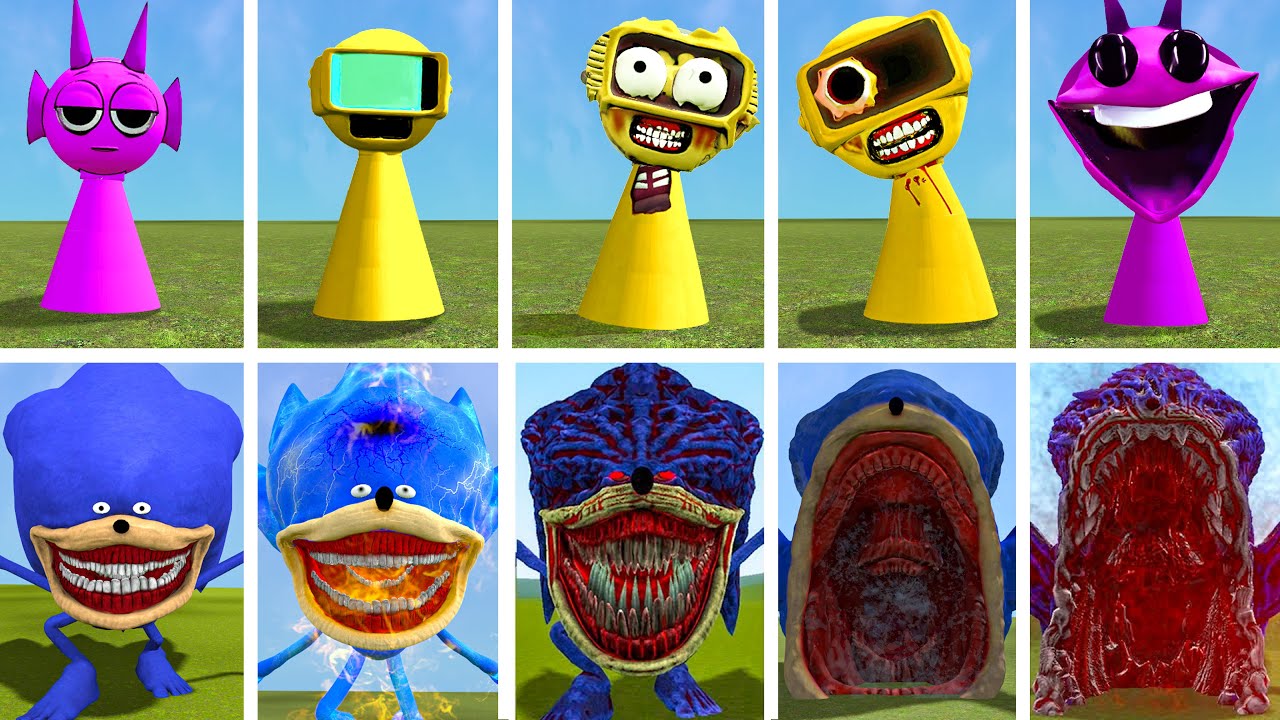 UPDATE VERSION SEA MONSTER WITH SONIC NEXTBOT IN PLAYGROUND MOD IN ...