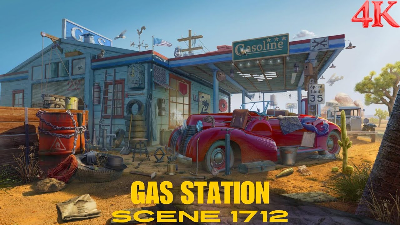 June's Journey Scene 1712 | Vol 7 Ch 48 | Gas Station | Mastered Scene ...