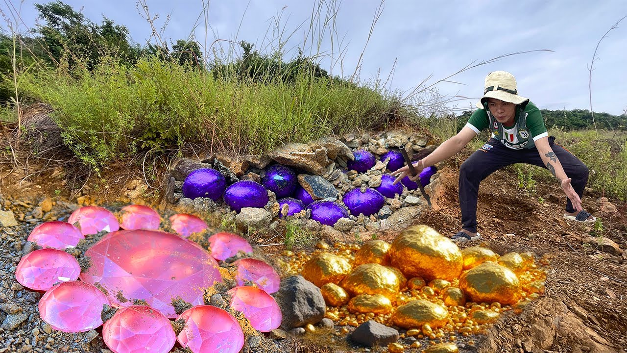 Biggest Gold & Diamond Mining Volcano in The World - YouTube