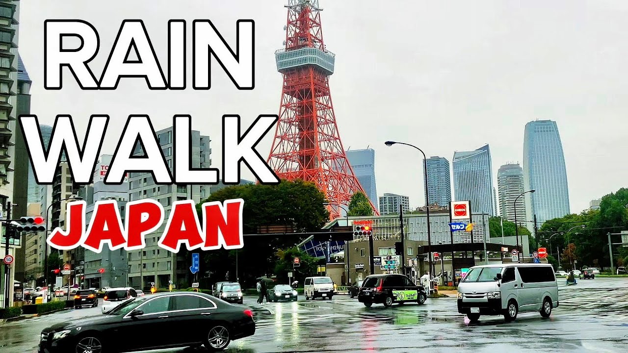 Rainy Day Walk in Tokyo 4K | Real Rain Sounds ASMR | JAPAN || - YouTube