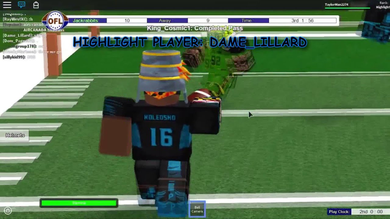 OFL S9 W11 (OEC Wild Card) ROBLOX Panthers @ Joston Jackrabbits ...