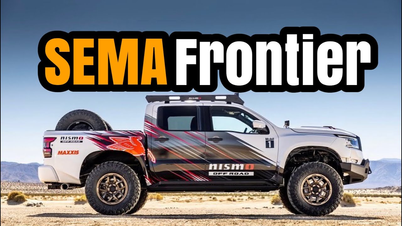 A V8 powered Nissan Frontier 2022 SEMA concept - 400HPs!!!! - YouTube