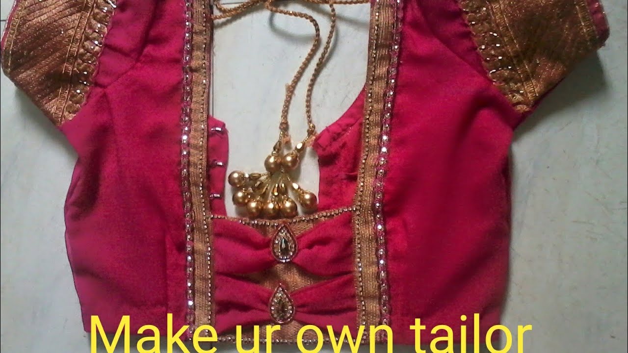 how-to-cut-blouse-in-very-easy-steps-youtube