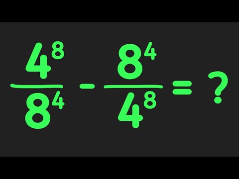 A Nice Exponent Math Simplification Problem - YouTube
