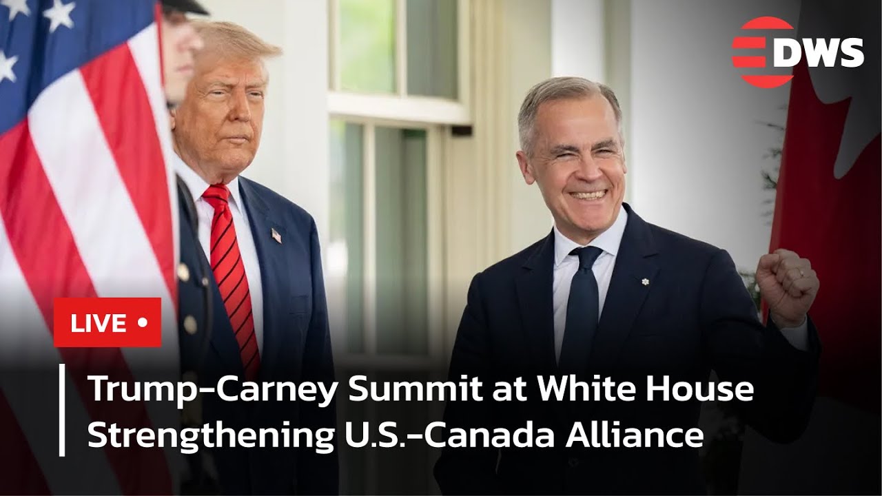 LIVE: Trump & Canadian PM Mark Carney Meet at White House | Major U.S ...