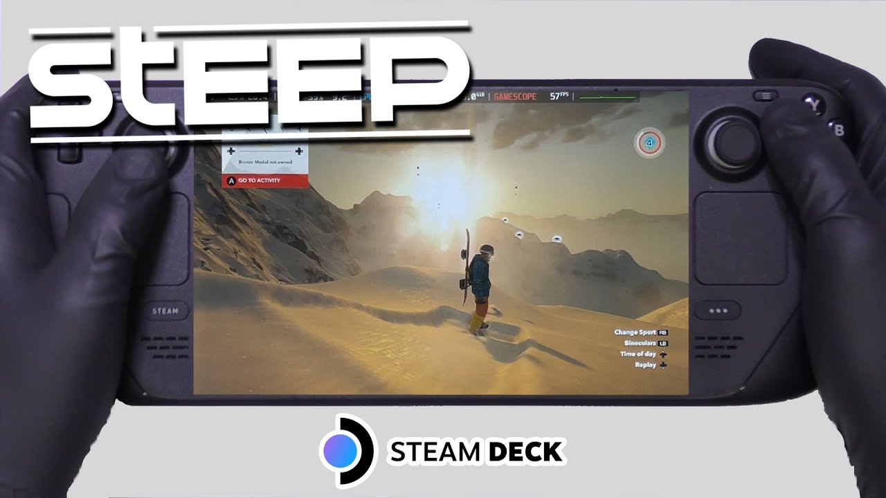 Steep | Steam Deck Gameplay | Steam OS - YouTube