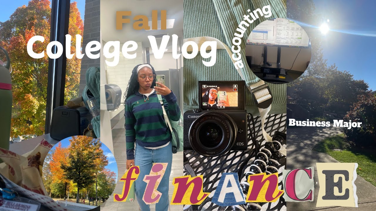College Vlog || A Day In my Life as an Out of State Student (Fall ...