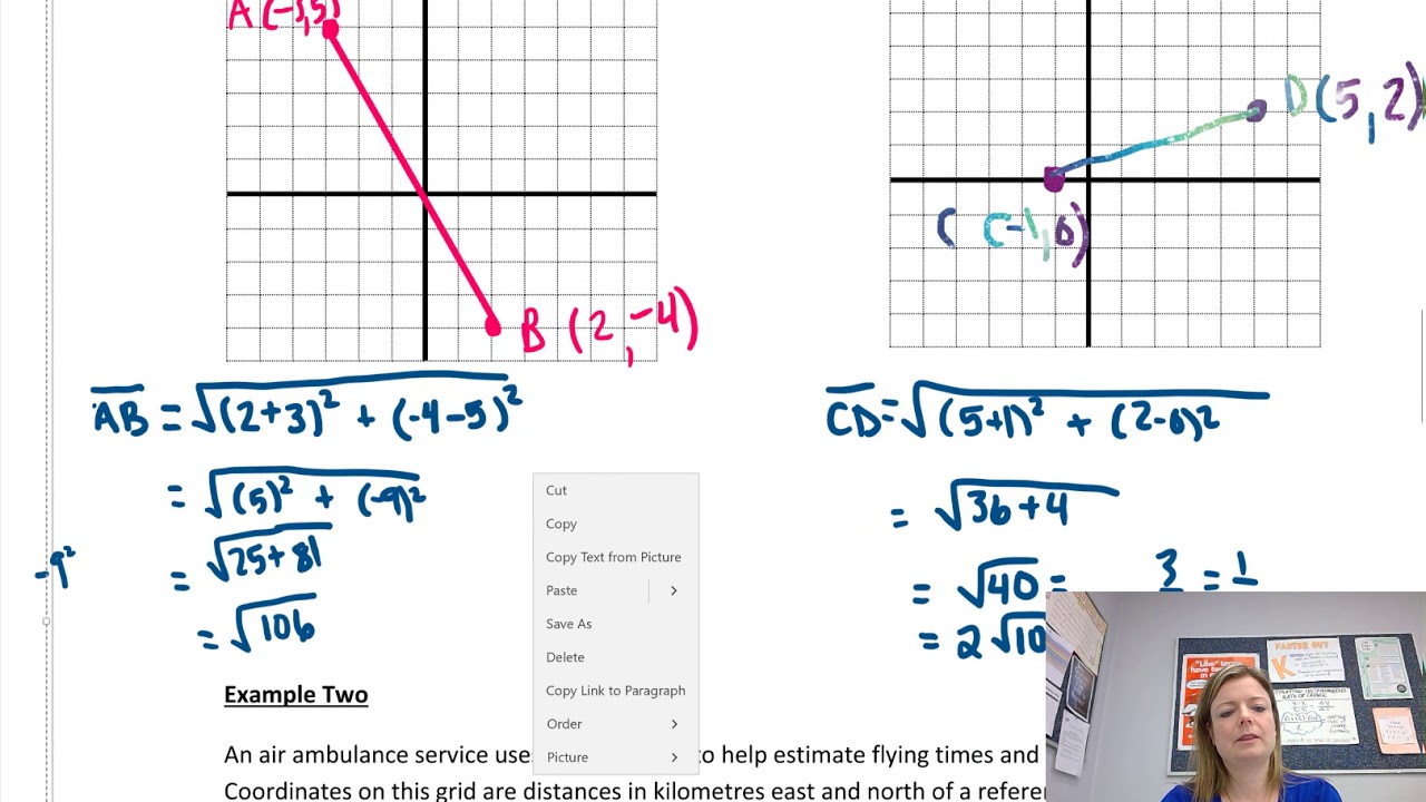 Length of a Line Segment - YouTube