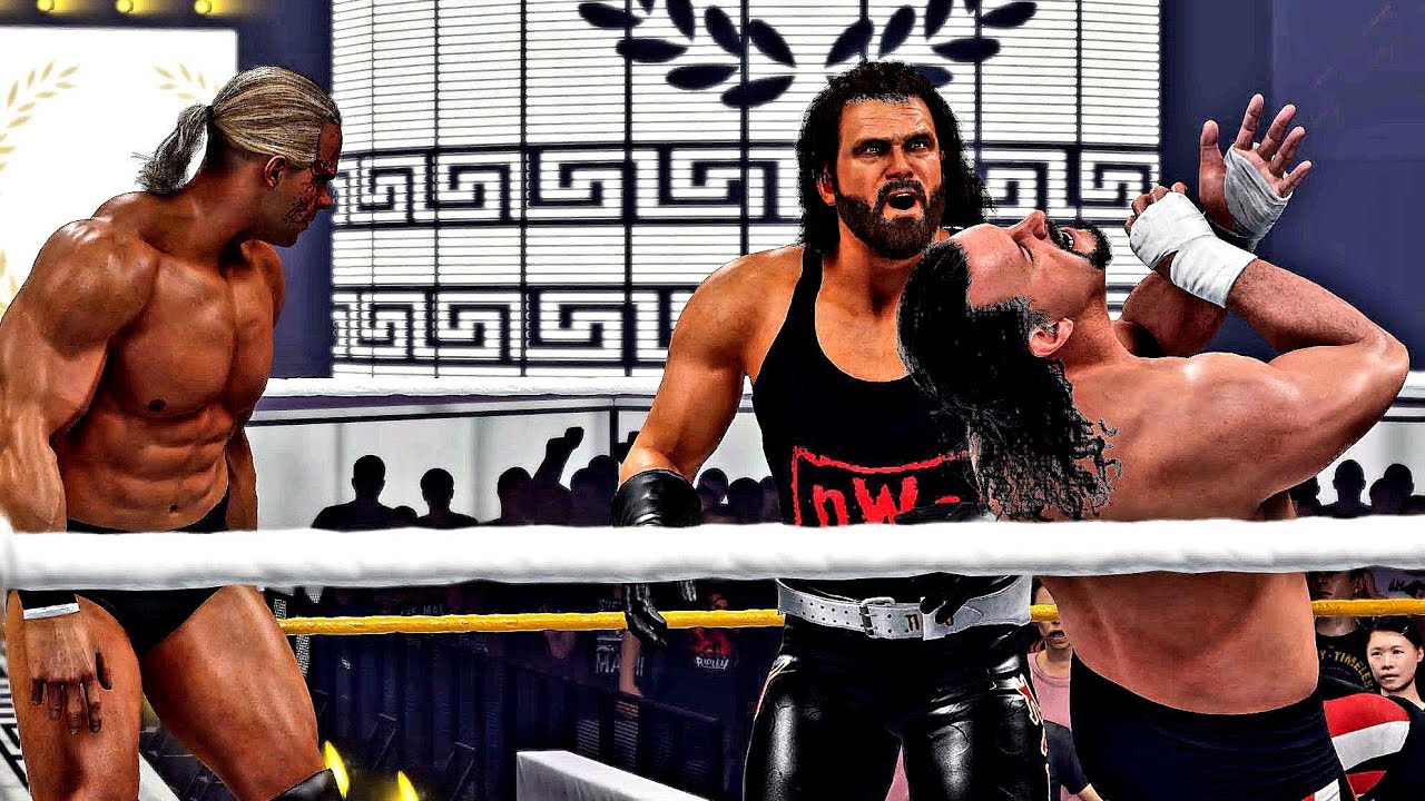 WWE 2K24 NWO WOLFPAC VS TERRY FUNK AND CACTUS JACK WWE WORLD TAG TEAM ...