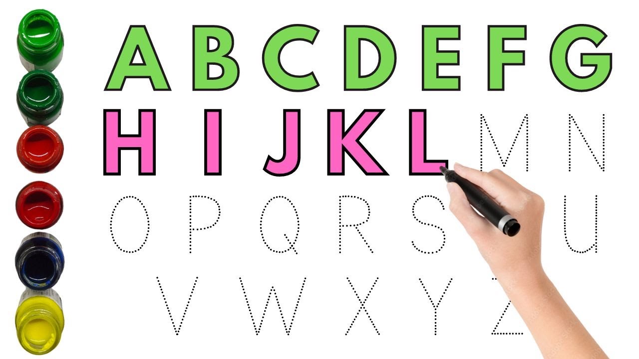 Learning to Write Capital Words and Alphabets - Learn ABC for Preschool ...
