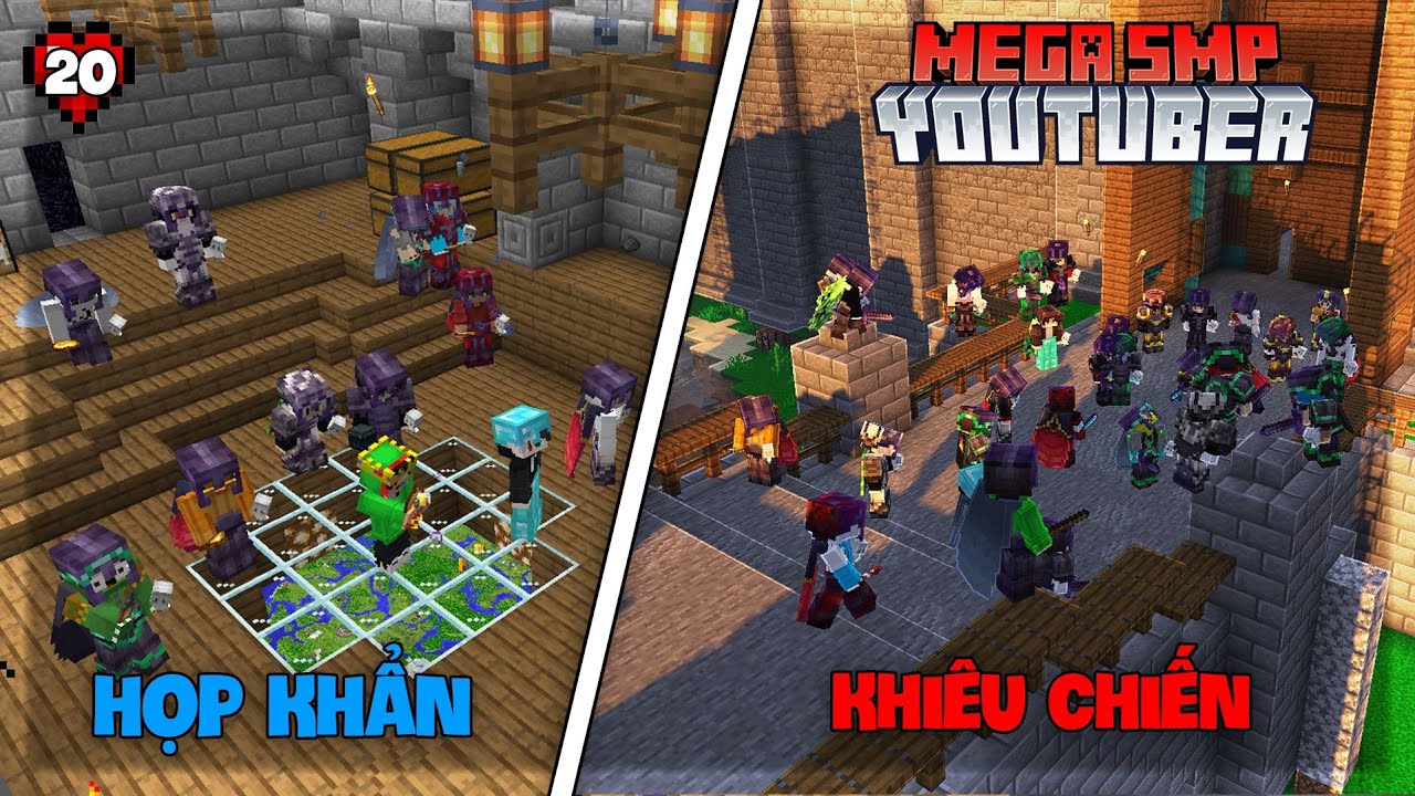 MINECRAFT MEGA SMP Tập 20 | Cuộc Họp Của 3 Vương Quốc Và Bộ Mặt Thật ...