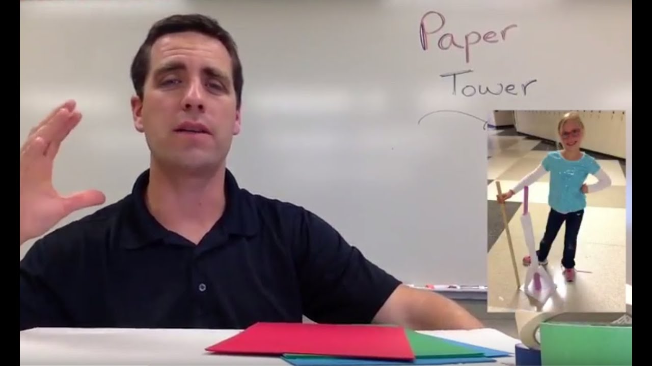 Paper Tower Activity Challenge STEM Activity YouTube paper-tower-activity-challenge-stem-activity-youtube