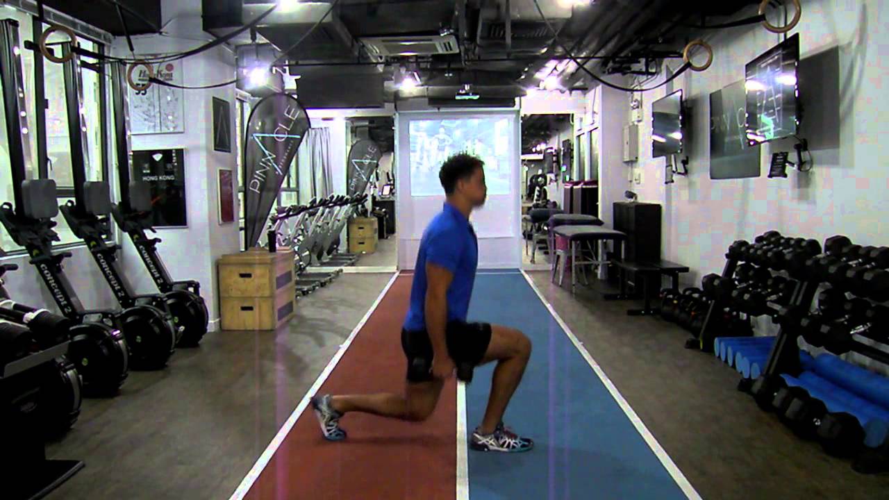 DB Split Squat Plyo Jumps - YouTube