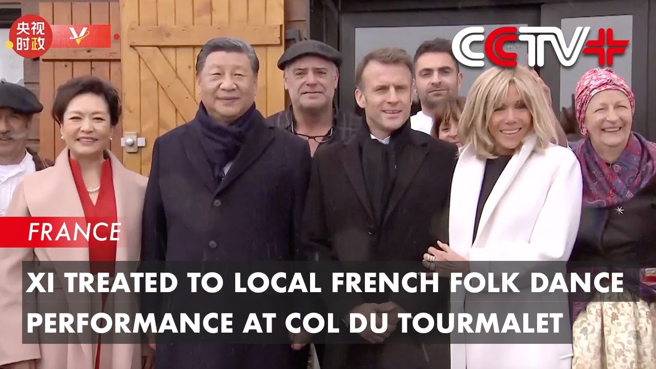 Xi Treated to Local French Folk Dance Performance at Col du Tourmalet ...