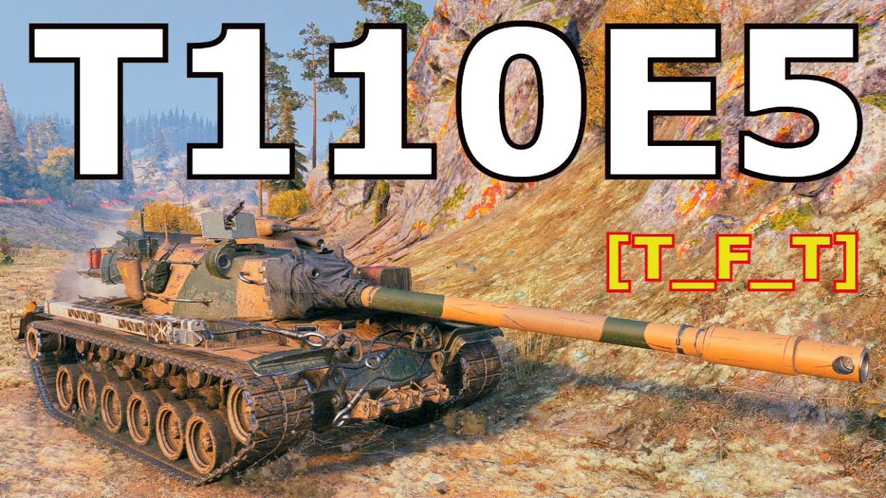 World of Tanks T110E5 - 6 Kills 10,2K Damage - YouTube
