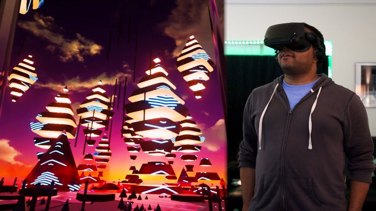 A pretty VR space rave - Fantasynth on Valve Index - YouTube