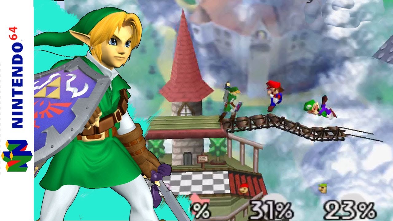 SMASH BROS 64 | Link | - Gameplay Walkthrough Longplay - YouTube