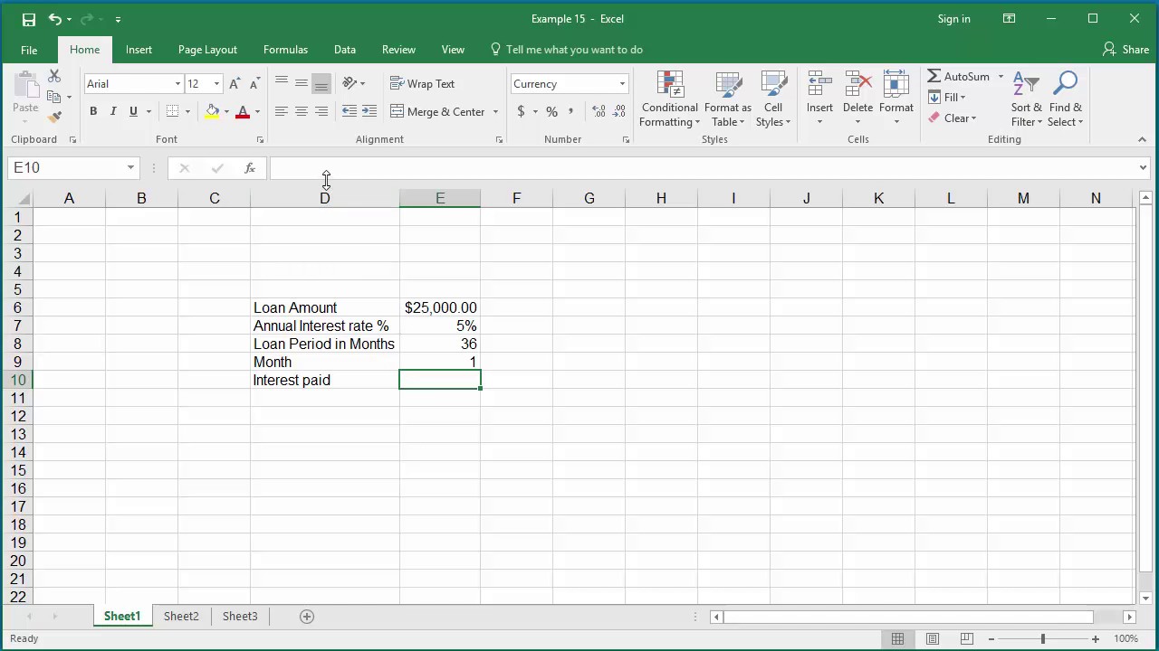 How To Calculate Interest Amount Paid In A Specific Month For A Loan In Excel 2016 YouTube how-to-calculate-interest-amount-paid-in-a-specific-month-for-a-loan-in-excel-2016-youtube