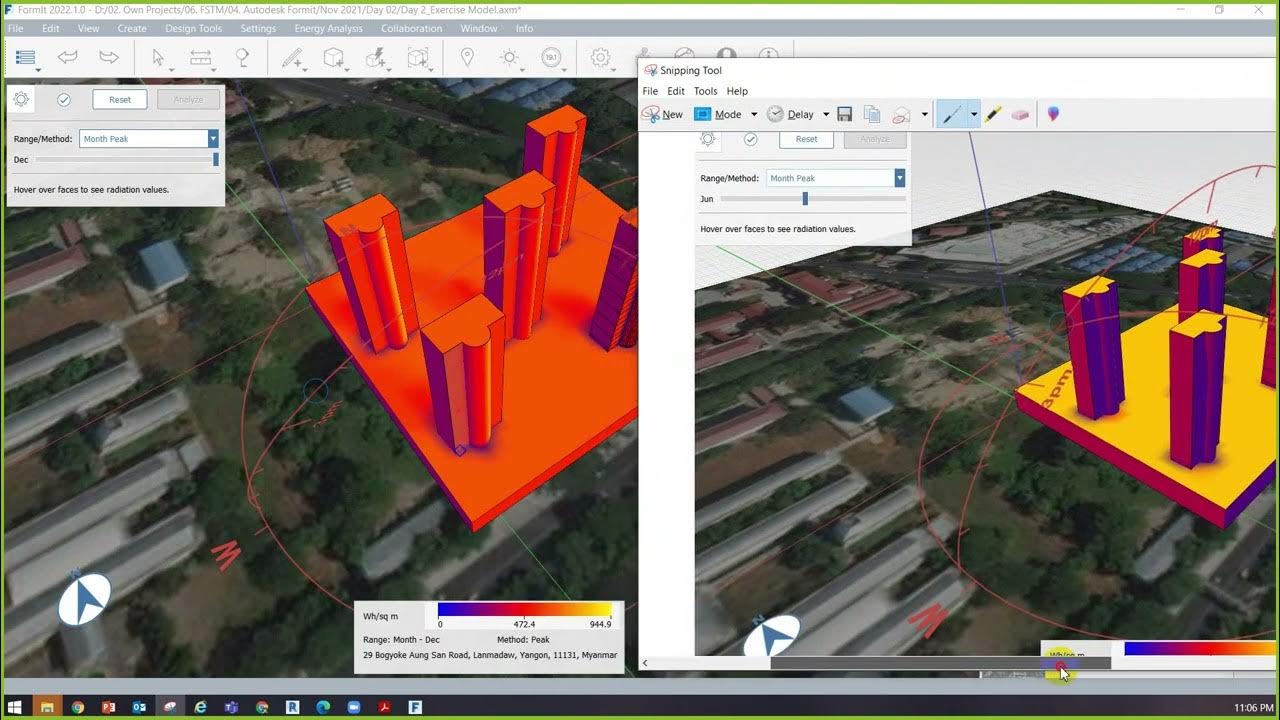 Autodesk Formit Software_Part 10 (Sun-path Solar Study with Singapore Sport Hub Case Study ...