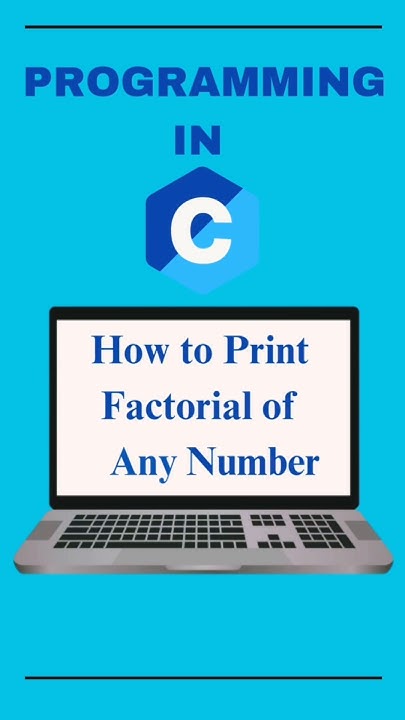 How to print factorial of any number in c language#c#cprogramming#coding#apnacollege - YouTube