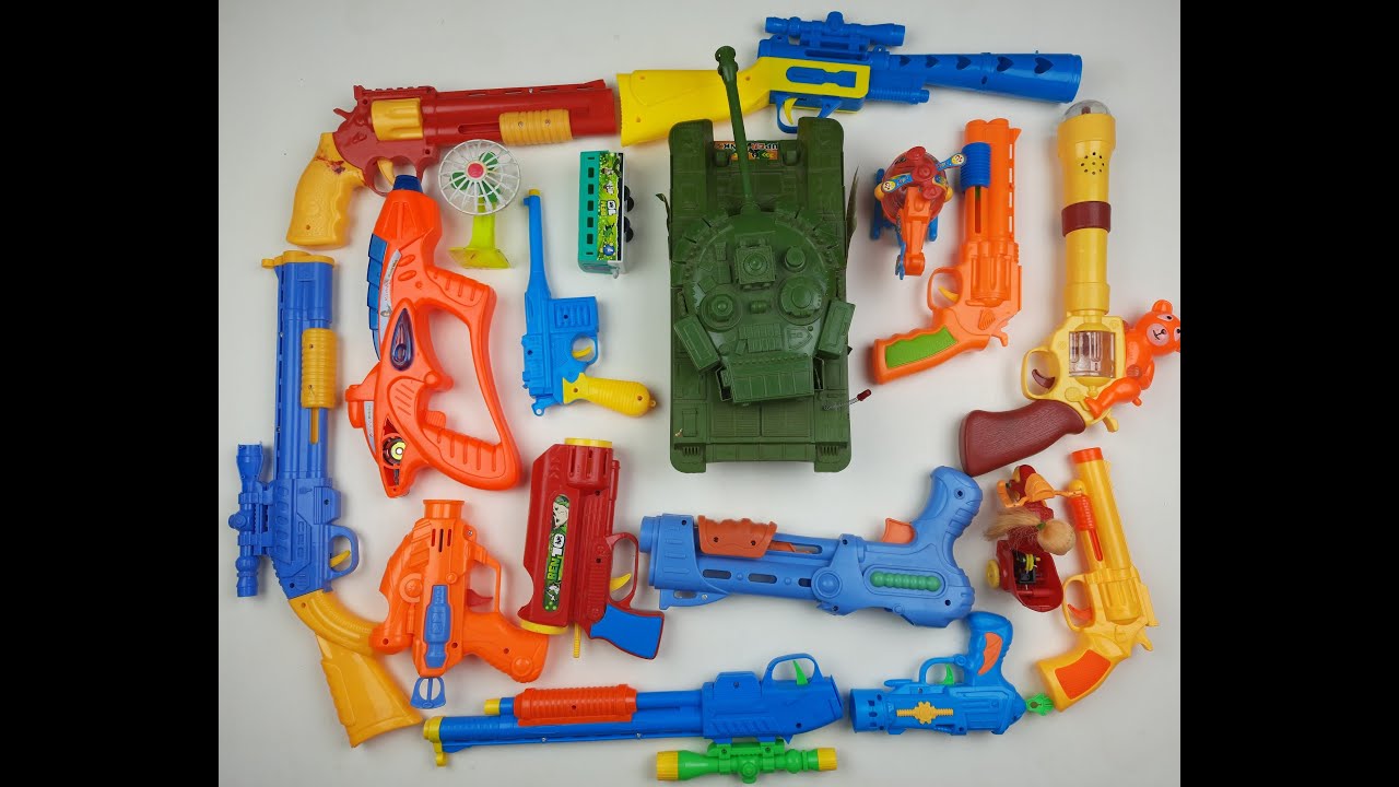 ben 10.boll gun .tank.toys gun ./tabil fan .lots of toy guns . - YouTube