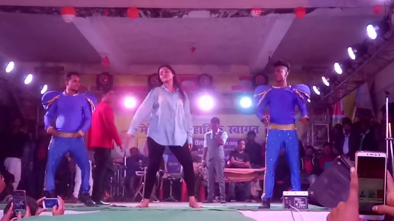 Kajal Rajhawani stage show Almari mela Murliganj Madhepura - YouTube