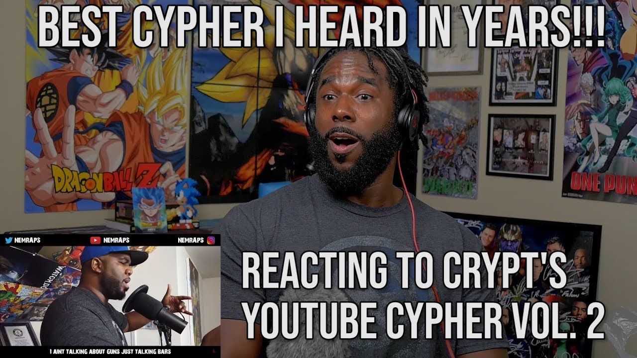 Reacting to the BEST YOUTUBE CYPHER I EVER HEARD!!! | Crypt YouTube ...