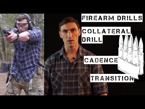 Firearms drills: Collateral drill (transition and cadence) - YouTube