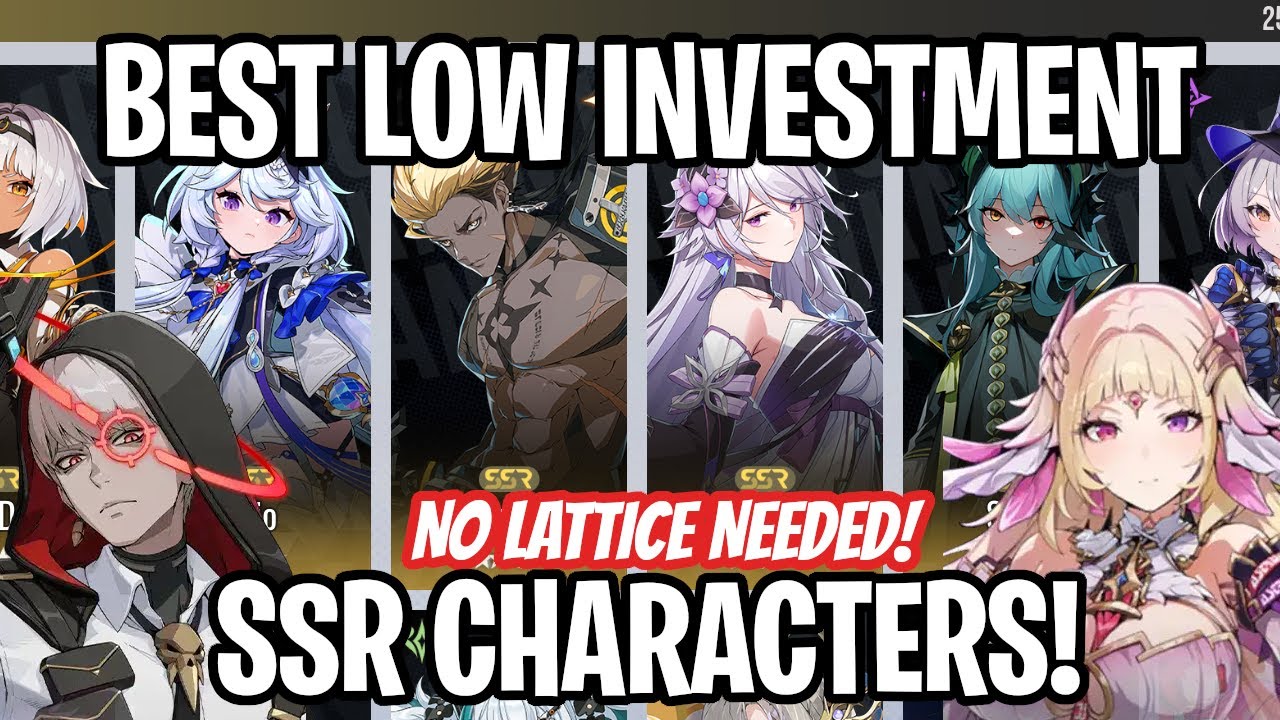 Best LOW INVESTMENT SSR Units? BUILD THESE NOW! [Etheria: Restart ...