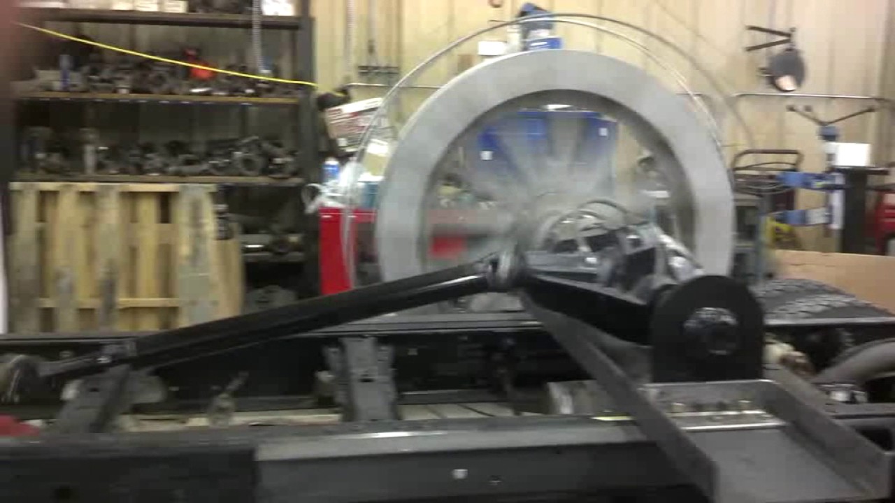 Split Shaft Final drive First run - YouTube