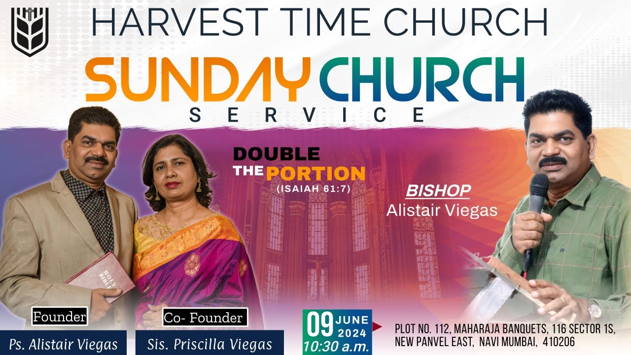 HARVEST TIME CHURCH | Sunday Church Service | 09-06-2024 | BISHOP ...
