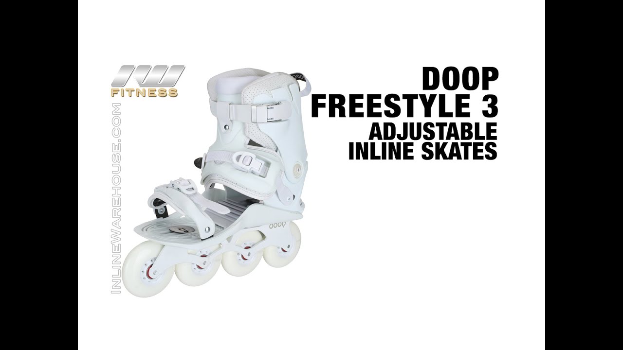 Doop Freestyle 3 Adjustable Inline Skates Review - YouTube